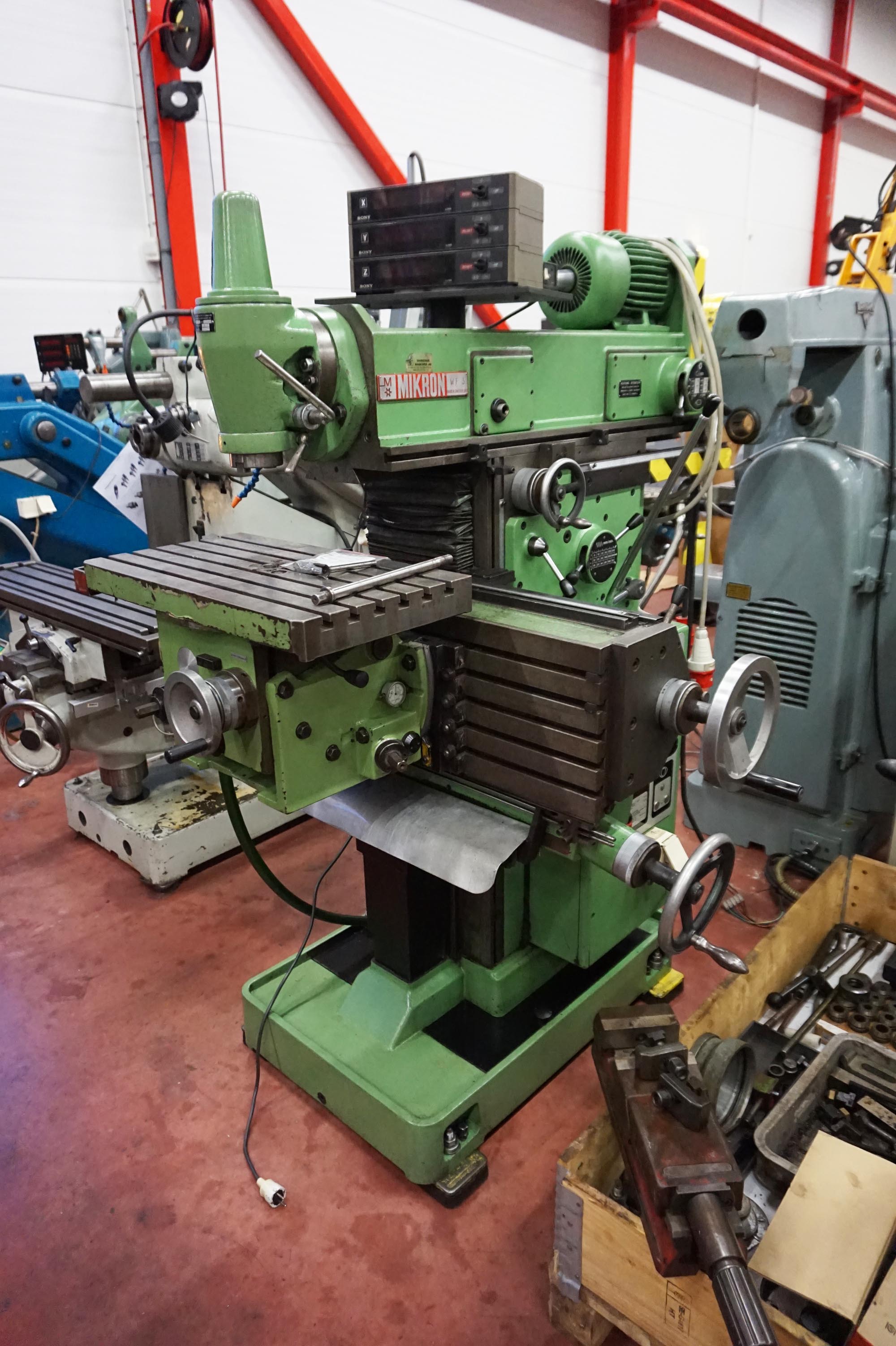 Milling machine Mikron WF3 - Manual Milling Machines - Milling machines ...
