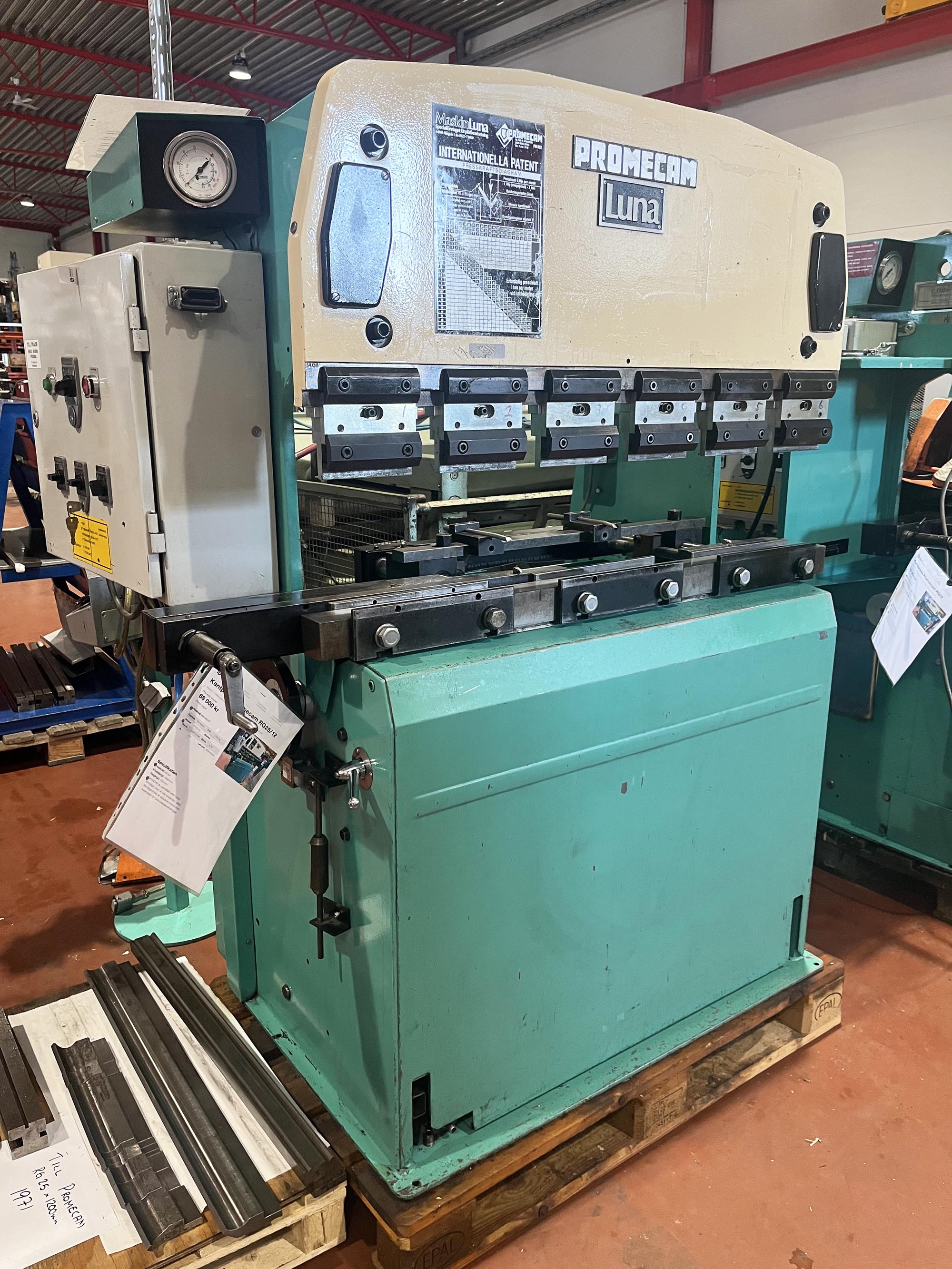 Kantpress Promecam RG25/12 - Kantpressar - Plåtbearbetningsmaskiner ...