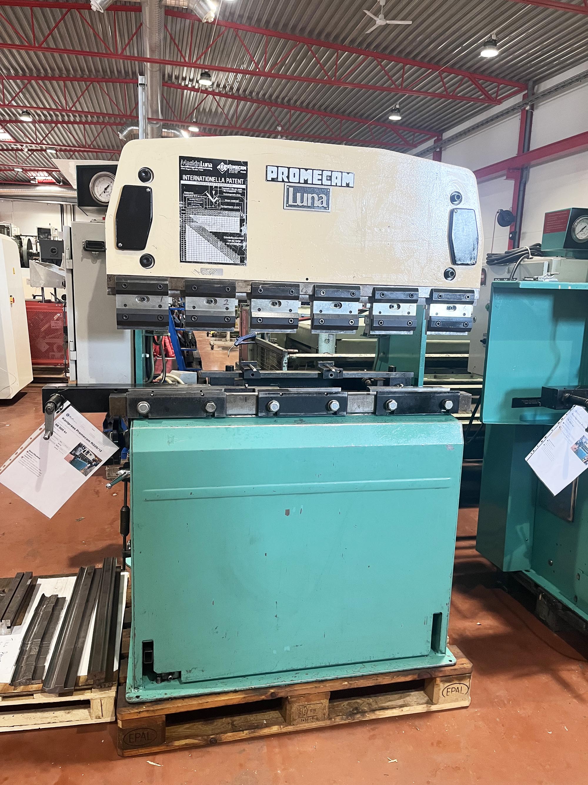 Kantpress Promecam RG25/12 - Kantpressar - Plåtbearbetningsmaskiner ...