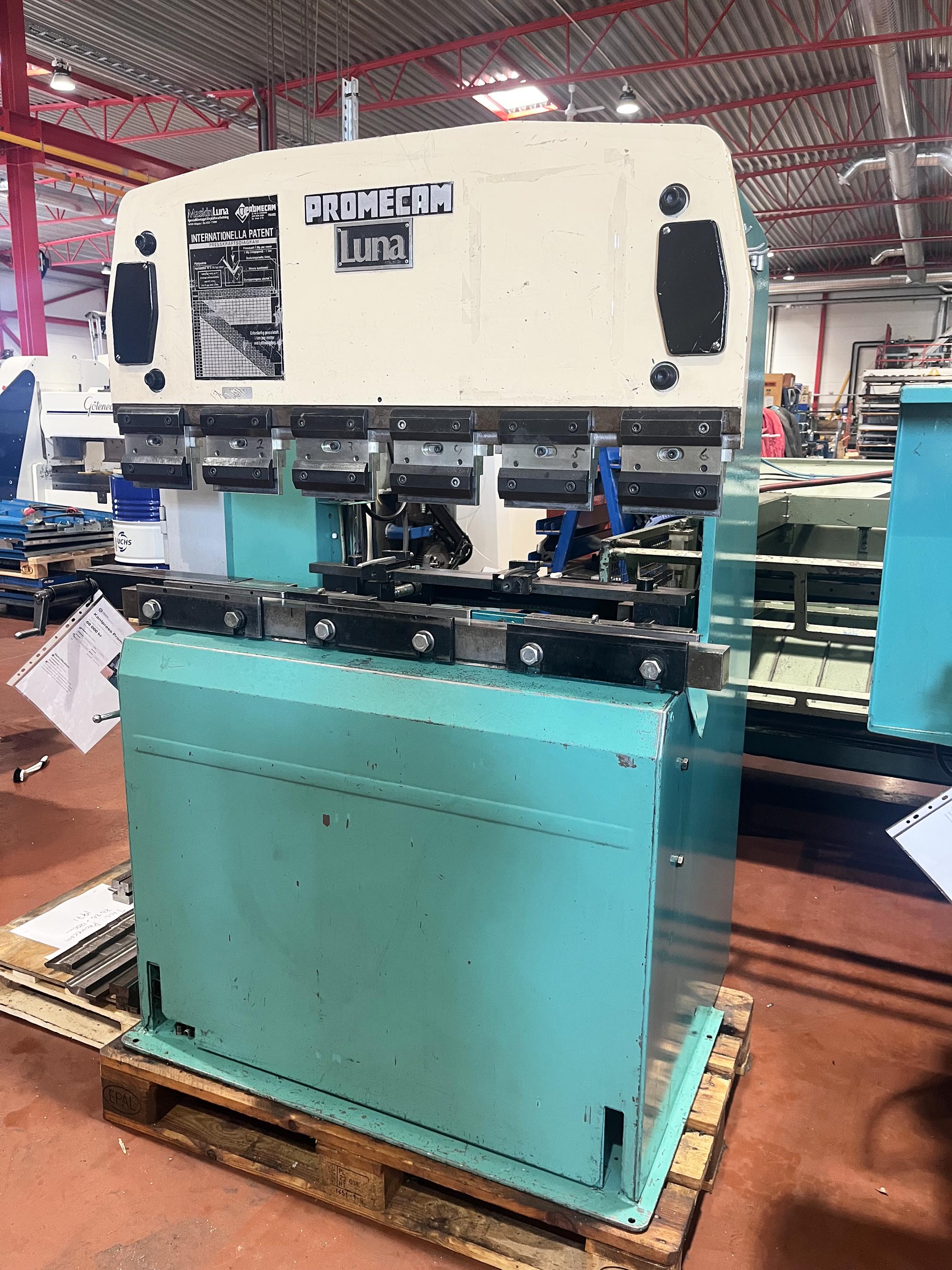 Kantpress Promecam RG25/12 - Kantpressar - Plåtbearbetningsmaskiner ...