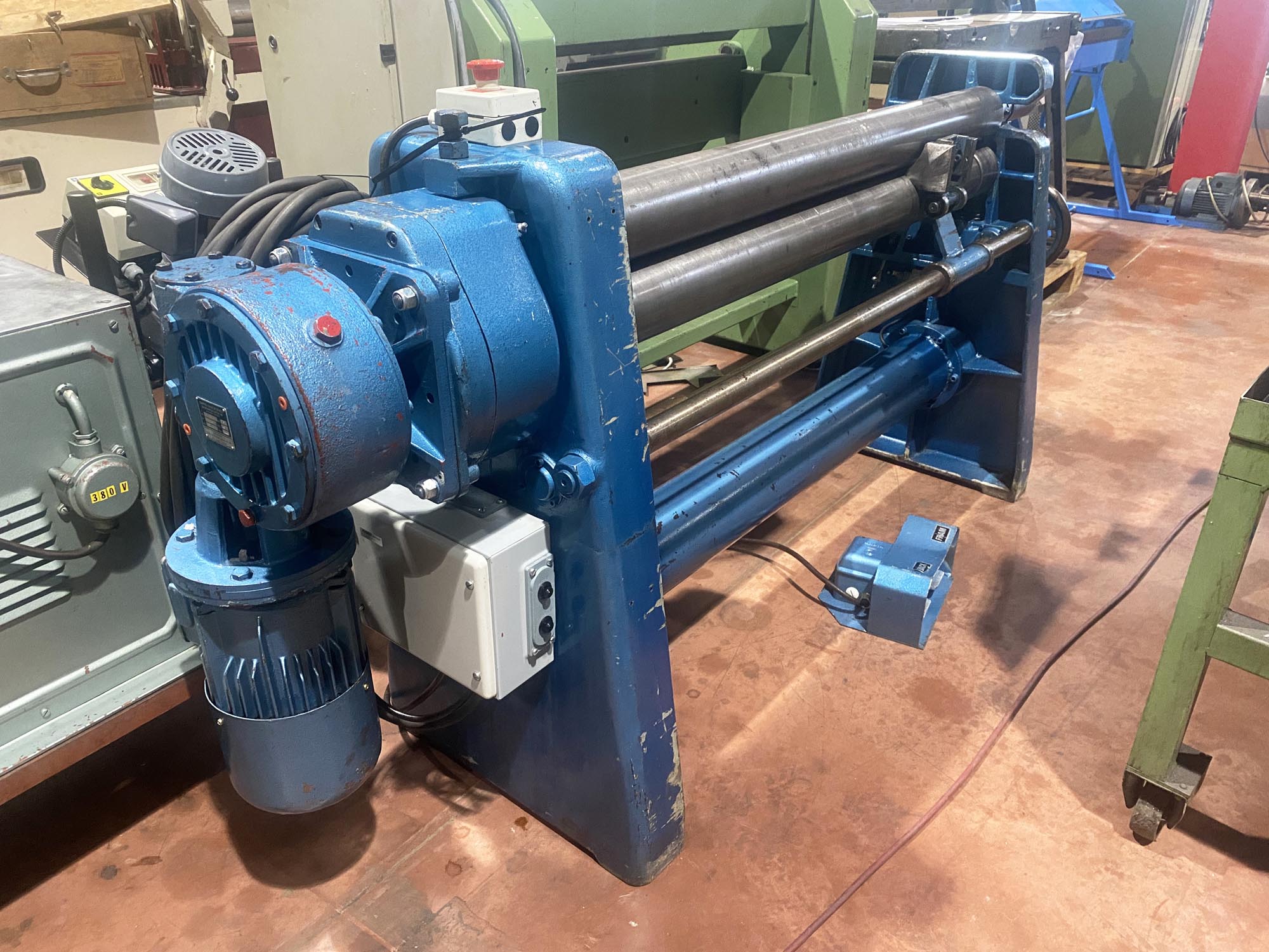 Motorized roller bender Luna 8266/12/45 - Roller benders - Sheet metal ...