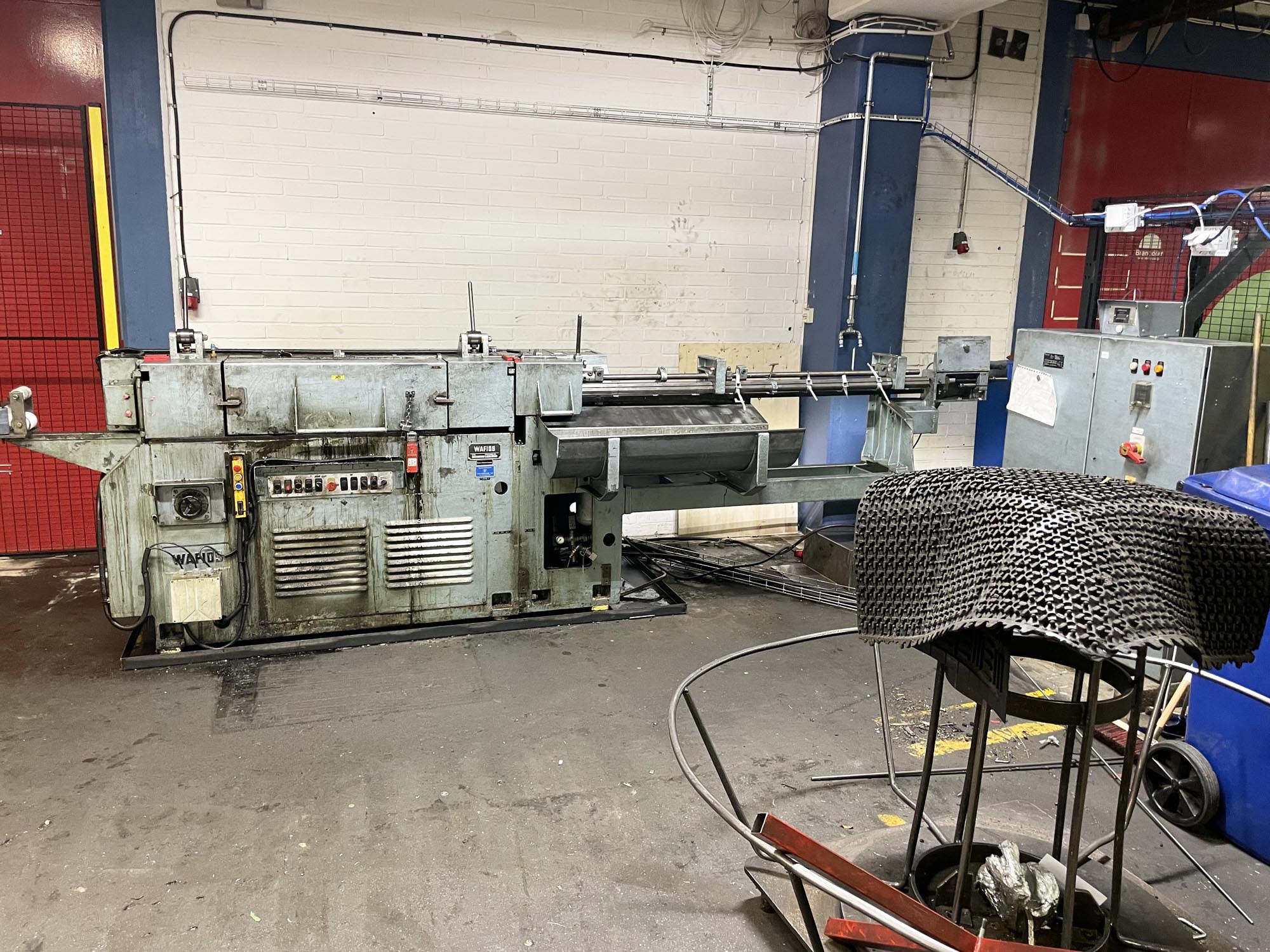 Wire straightening & cutting machine Wafios R41 - Wire cutter - Sheet ...