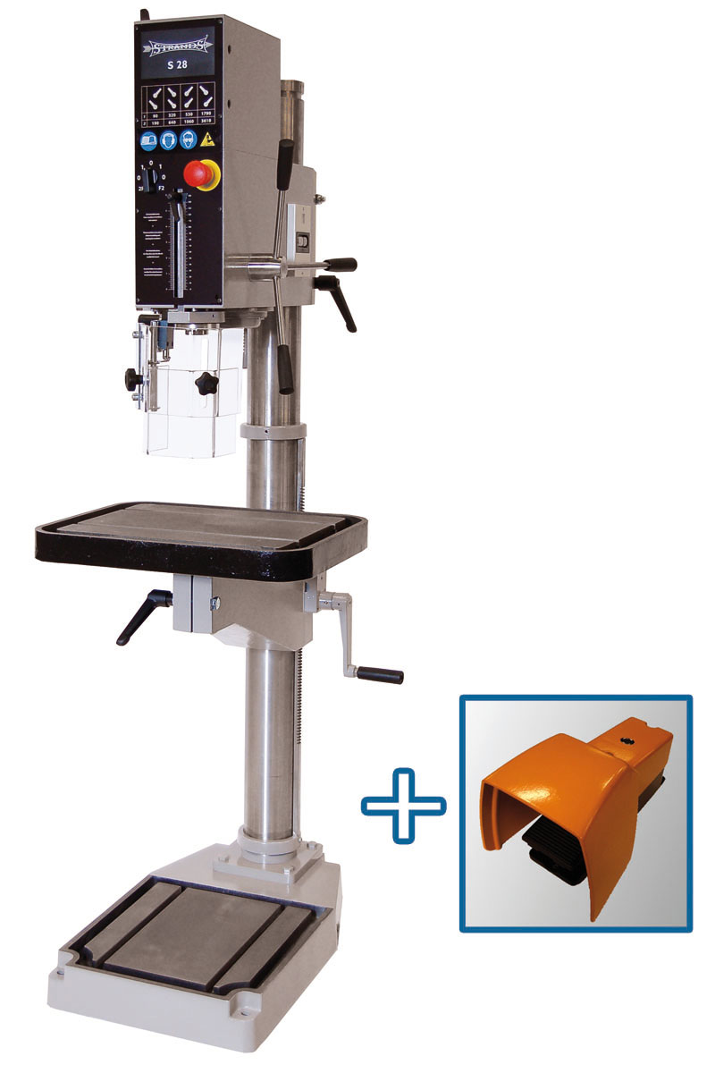 Strands S28 med fotreversering - Pelarborrmaskiner - Borrmaskiner - 600 ...