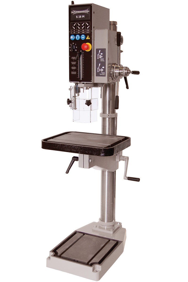 Strands S28M med pinolmatning - Pelarborrmaskiner - Borrmaskiner - 600 ...